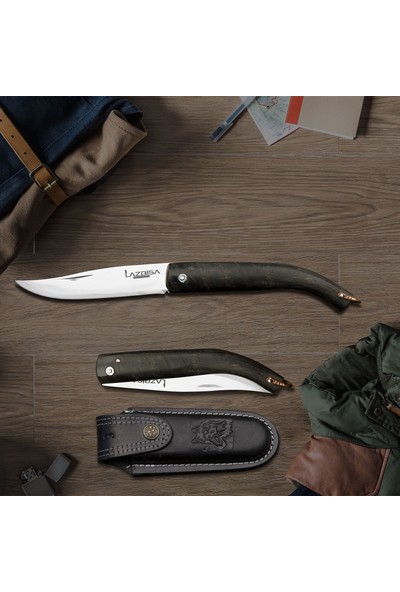 Lazbisa El Yapımı Kamp Bıçağı Bıçak Kemik Sap Çakı Outdoor + Kılıf ( 21 cm ) Lazbisa El Yapımı Kamp Bıçağı Bıçak Kemik Sap Çakı Outdoor + Kılıf ( 21 cm )