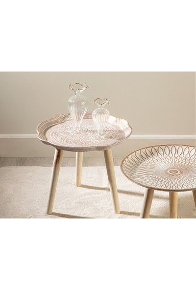 English Home Murphy Sehpa 44X44X40 cm Kahve