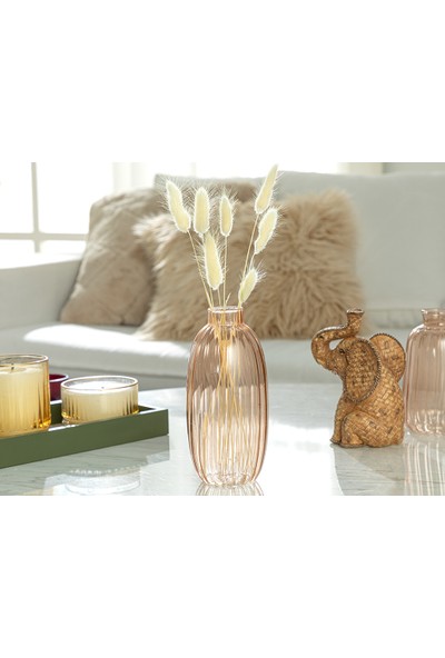 English Home Sophia Vazo 17 cm Kahve