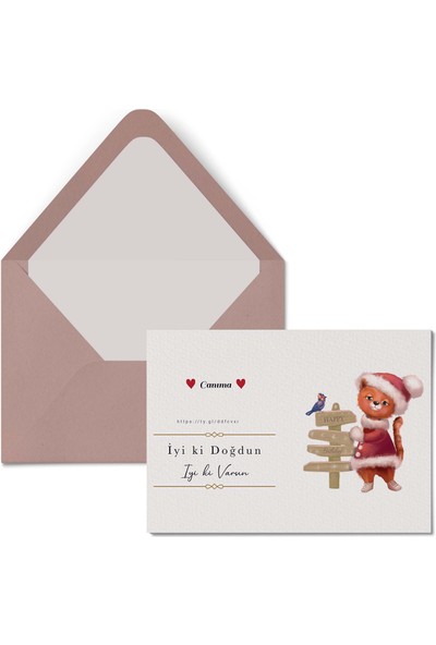 Hrs kartpostal - Tebrik Kartı & Zarf