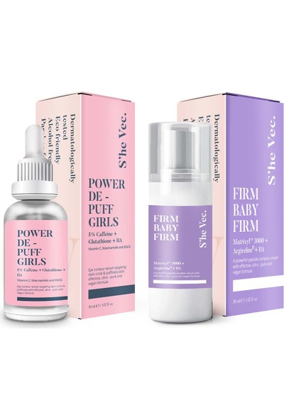 S’he Vec Göz Çevresi Aydınlık - Göz Altı Görünümü Destekleyici ve Yaşlanma Karşıtı - Nemlendirici Yoğun Bakım Seti S’he Vec Göz Çevresi Aydınlık - Göz Altı Görünümü Destekleyici ve Yaşlanma Karşıtı - Nemlendirici Yoğun Bakım Seti