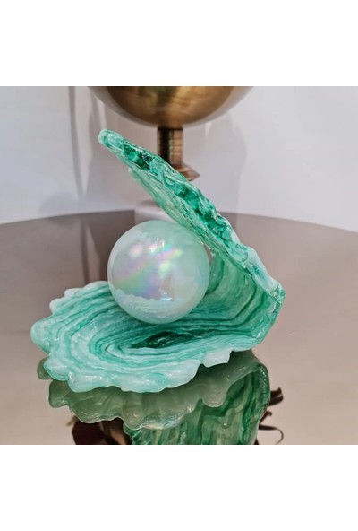 Kapaklı Istiridye Cam Obje