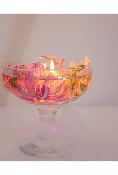 Mumluk, El Yapımı (Kuru Çiçekli)