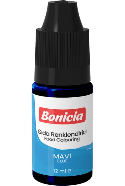 Mavi Renk 12 ml Gıda Boyası Renklendirici