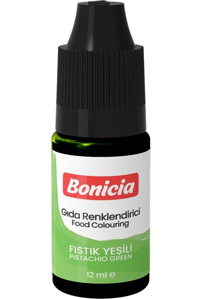 Bonicia Fıstık Yeşili Renk 12 ml Gıda Boyası Renklendirici