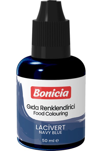 Bonicia Lacivert Renk 50 ml Gıda Boyası Renklendirici