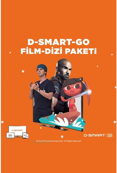 D-Smart Go Film-Dizi 1 Aylık Dijital Abonelik Kodu