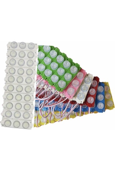 Hazar Led 12 Volt 3’lü Lensli 3 Watt 3030 Reklamcı Modül Beyaz Hazar Led 12 Volt 3’lü Lensli 3 Watt 3030 Reklamcı Modül Beyaz
