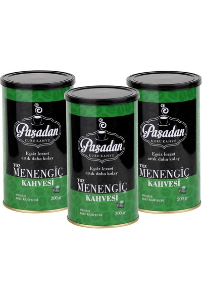 Paşadan Toz Menengiç Kahvesi 200 gr x 3'lü