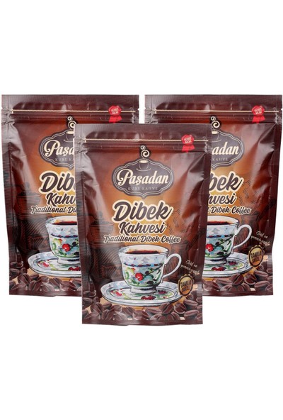 Paşadan Dibek Kahvesi 200 gr x 3'lü Paşadan Dibek Kahvesi 200 gr x 3'lü