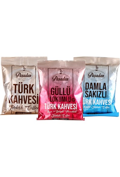 Paşadan Türk Kahvesi Gurme Set 3'lü