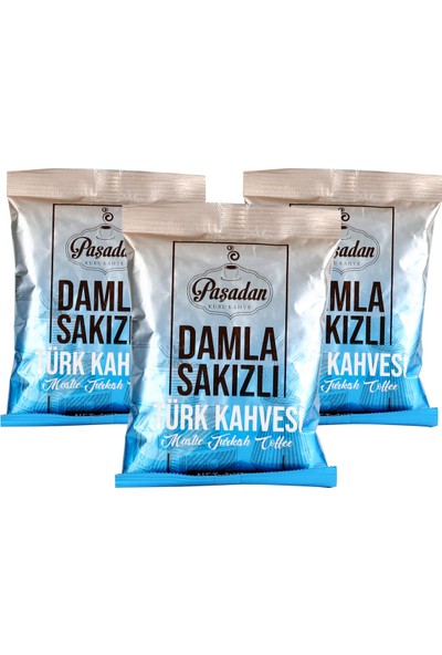 Paşadan Damla Sakızlı Türk Kahvesi 100 gr x 3'lü