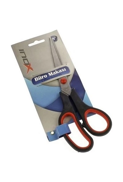 Inox Plastik Saplı Ofis Makası 8.5