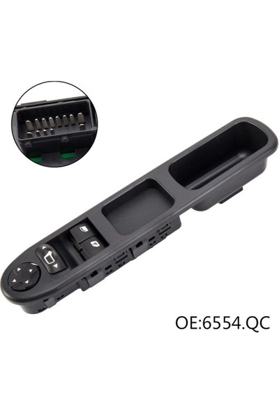 Gpr Peugeot 207 Cam Düğmesi Sol Çiftli (2006-2012)