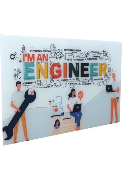 Insigne Ben Mühendisim Cam Tablo