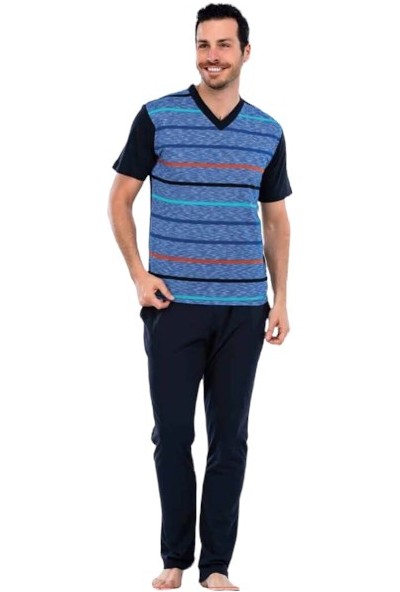 Güneş Kısa Kol Erkek Pijama Takım-Paketle Express Güneş Kısa Kol Erkek Pijama Takım-Paketle Express