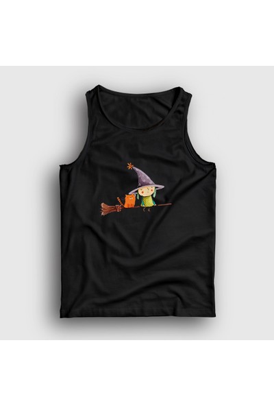 Presmono Unisex Siyah Cat And Witch Kedi Atlet Presmono Unisex Siyah Cat And Witch Kedi Atlet