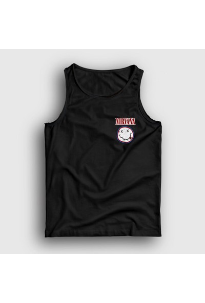 Presmono Unisex Siyah Face Nirvana Atlet