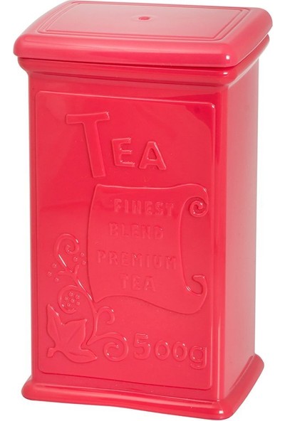 Akrilik Fuşya Çay Kavanozu