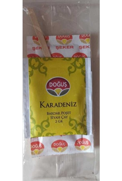 Doğuş Karadeniz 2gr Çay + 5gr Şeker + Karıştırıcı 50 Adet