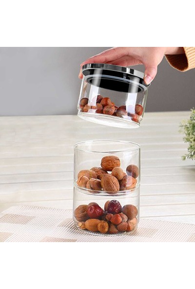 Perotti 11572 Gael 3 Katlı Cam Saklama Kabı Gri Perotti 11572 Gael 3 Katlı Cam Saklama Kabı Gri