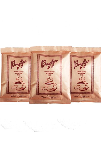 Orta Kavrulmuş Mehşur Denizli Brezilya Türk Kahvesi 100 gr 3'lü Paket Orta Kavrulmuş Mehşur Denizli Brezilya Türk Kahvesi 100 gr 3'lü Paket