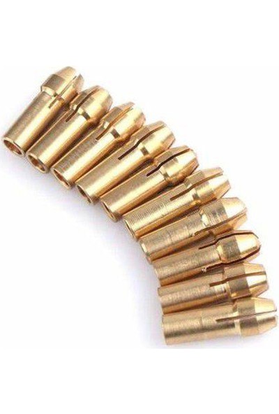 Yu-Su Tools Mandren 10 Adet Dremel ve Benzeri Gravür Için Penset Hobi Motoru Şaft Mil Matkap Ucu Aparat Yu-Su Tools Mandren 10 Adet Dremel ve Benzeri Gravür Için Penset Hobi Motoru Şaft Mil Matkap Ucu Aparat