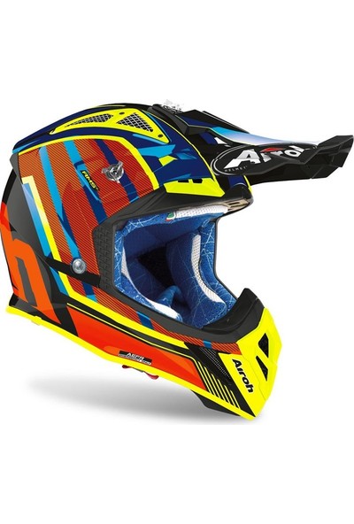 Aıroh Avıator 2.3 Glow Chrome Turuncu Kask Aıroh Avıator 2.3 Glow Chrome Turuncu Kask