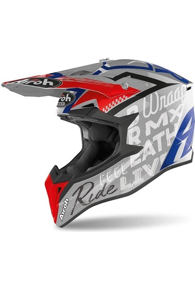 Aıroh Wraap Street Gri Metal Kask