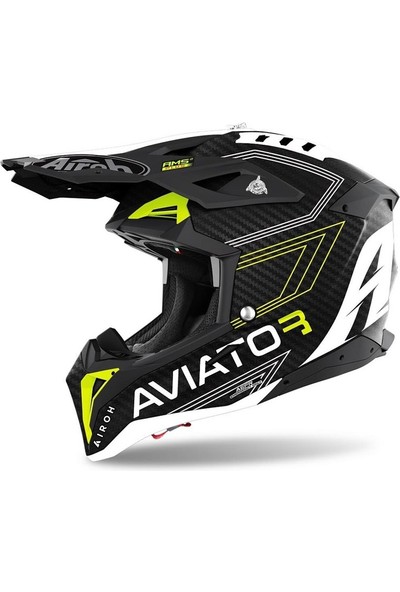 Aıroh Avıator 3 Prımal Yellow Matt Kask Aıroh Avıator 3 Prımal Yellow Matt Kask
