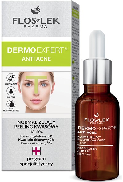 Akne Önleyici Asit Peeling Gece Bakımı 30 ml Akne Önleyici Asit Peeling Gece Bakımı 30 ml