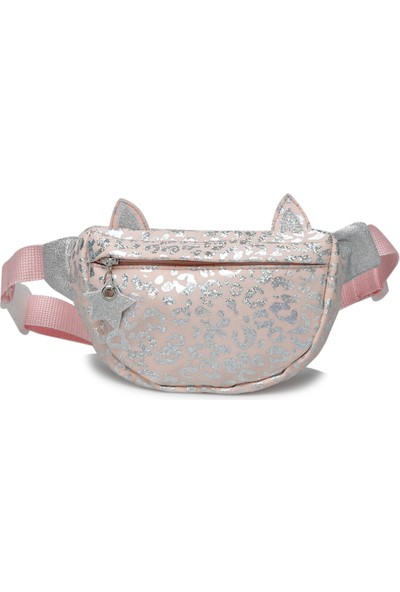 Polaris Leopar Bel 2fx Pembe Kız Çocuk Bel Çantası