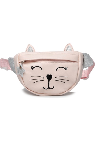 Polaris Kedı Bel 2fx Pembe Kız Çocuk Bel Çantası