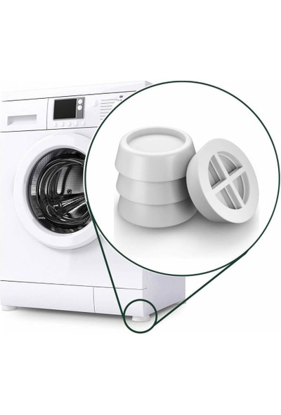 Piev Vantuzlu Çamaşır Makinesi Titreşim Ses Önleyici Ayak Piev Vantuzlu Çamaşır Makinesi Titreşim Ses Önleyici Ayak