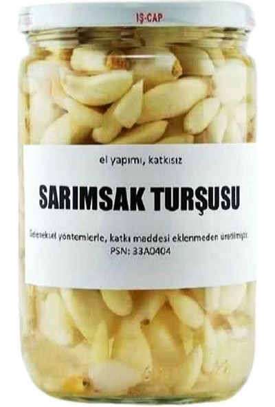Gurmezza Ev Yapımı Diş Sarımsak Turşusu 800 gr