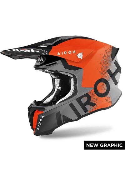Airoh Twist 2.0 Bit Turuncu Matt Airoh Twist 2.0 Bit Turuncu Matt
