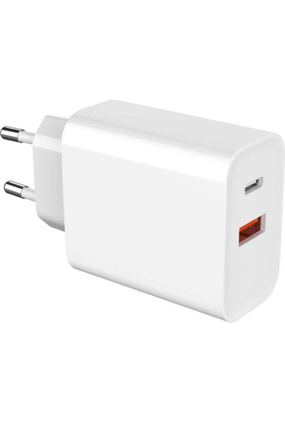 Lenovo Tab M10 / M10 Plus Şarj Aleti - Başlık Adaptör Pd 3.4A / 36W Qc 3.0 Hızlı Şarj