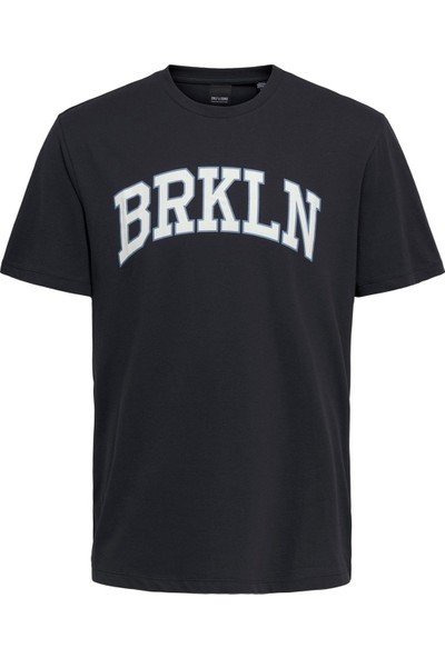 Only&sons 22022196 0 Yaka Erkek Tshirt - Lacivert Only&sons 22022196 0 Yaka Erkek Tshirt - Lacivert
