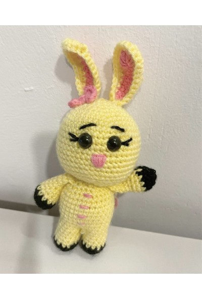 Amigurumi Sarı Sevimli Tavşan