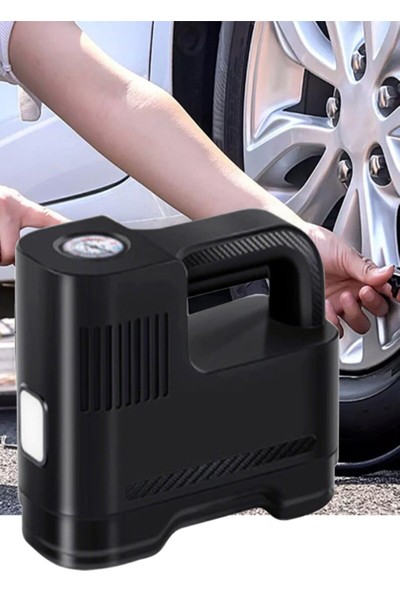 Lastik Şişirme Kompresörü Taşınabilir Ayarlanabilir Hava Pompası Basınç Göstergeli 12V Lastik Şişirme Kompresörü Taşınabilir Ayarlanabilir Hava Pompası Basınç Göstergeli 12V