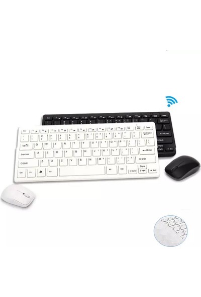 Kablosuz Klavye Mouse Seti Mini Wireless Q Klavye 2.4ghz Kablosuz Klavye Mouse Seti Mini Wireless Q Klavye 2.4ghz