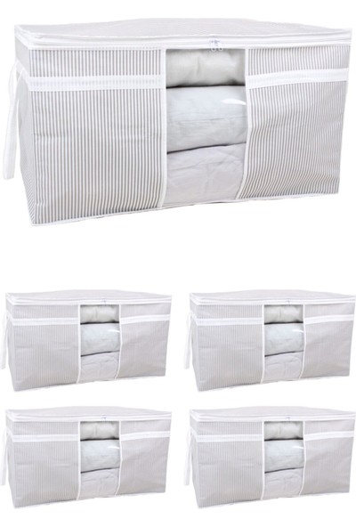 Alas Pencereli Yastık Yorgan Hurcu 5 x Adet 75 x 40 x 40 cm