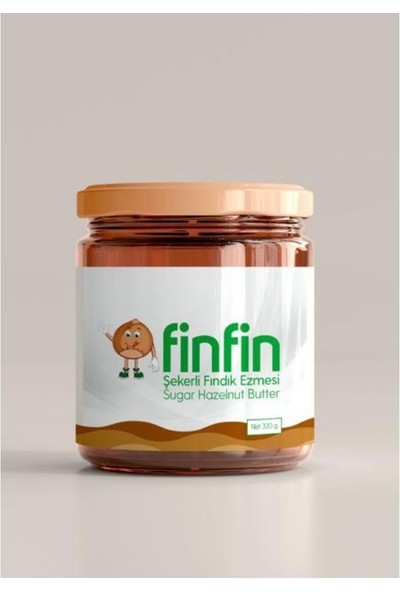 Finfin Şekerli Fındık Ezmesi 320 gr Finfin Şekerli Fındık Ezmesi 320 gr
