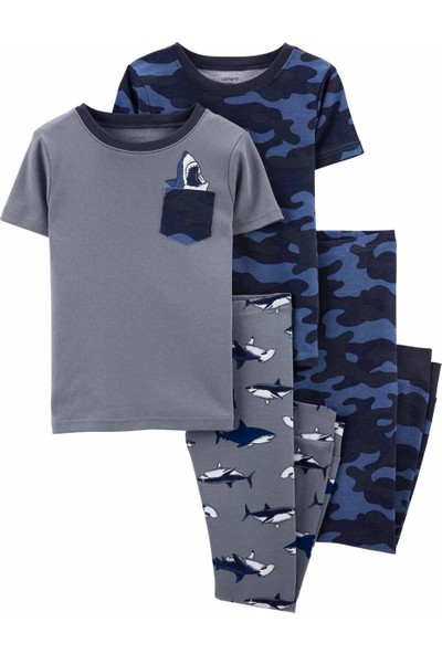 Carter's Erkek Çocuk Pijama Seti 4'lü Paket
