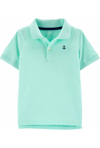 Carter's Küçük Erkek Çocuk Tshirt Polo Yaka Mint