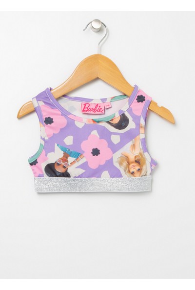 Barbie U Yaka Dar Kalıp Baskılı Çok Renkli Kız Çocuk Sporcu Büstiyer - 22Bs-157 Barbie U Yaka Dar Kalıp Baskılı Çok Renkli Kız Çocuk Sporcu Büstiyer - 22Bs-157
