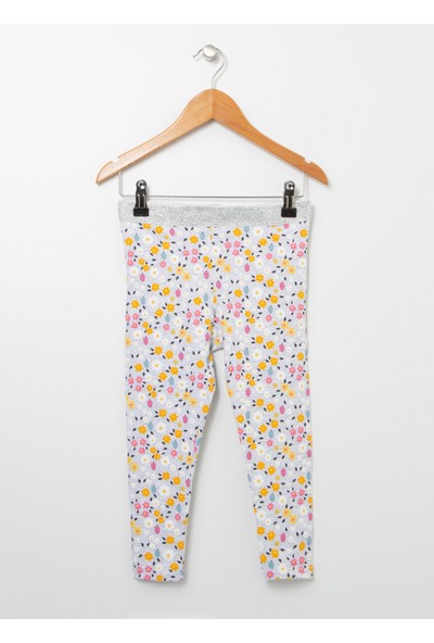 Limon Lastikli Basic Desenli Kar Melanj Kız Çocuk Tayt - Lında-M D1 Limon Lastikli Basic Desenli Kar Melanj Kız Çocuk Tayt - Lında-M D1