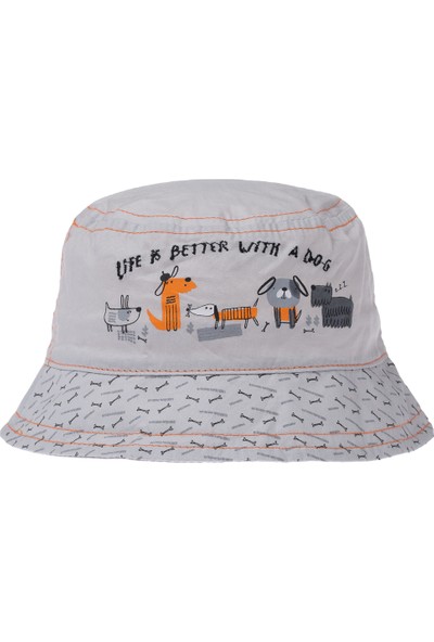 Erkek Bebek Şapka Fötr 0-18 Ay Cute Dog Erkek Bebek Şapka Fötr 0-18 Ay Cute Dog