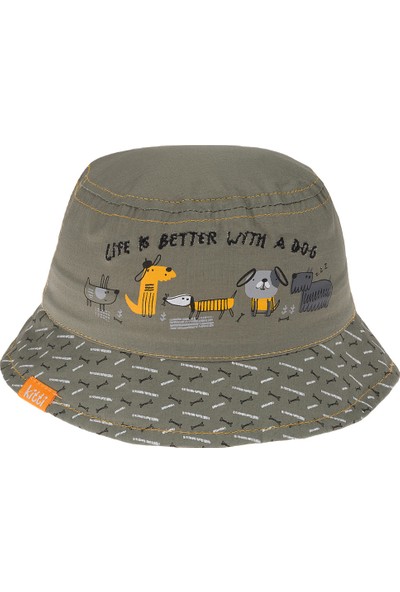 Poky Erkek Bebek Şapka Fötr 0-18 Ay Cute Dog Poky Erkek Bebek Şapka Fötr 0-18 Ay Cute Dog