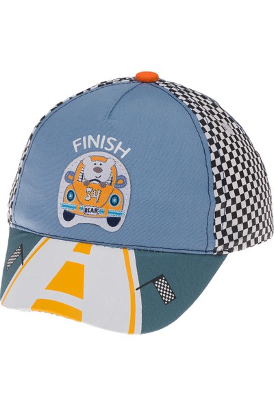 Poky Erkek Çocuk Şapka 1-4 Yaş Finish Bear Car
